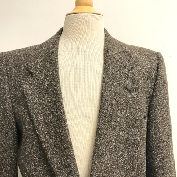jacques francois | Suits & Blazers | Jacques Francois Brown Wool Tweed ...